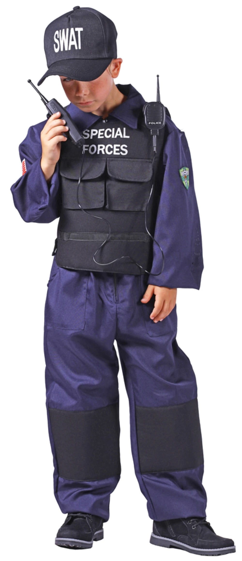 SWAT "Special Forces" Kostüm für Jungen | Polizei Kinderkostüm — feiermeier